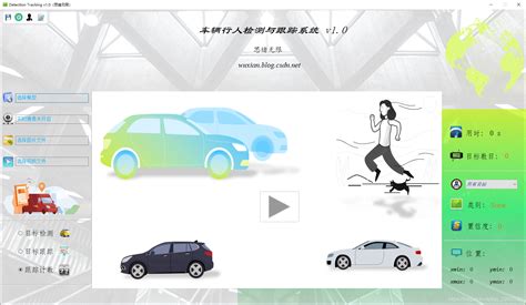 实时车辆行人多目标检测与跟踪系统 上篇UI界面清新版Python代码 思绪无限 博客园