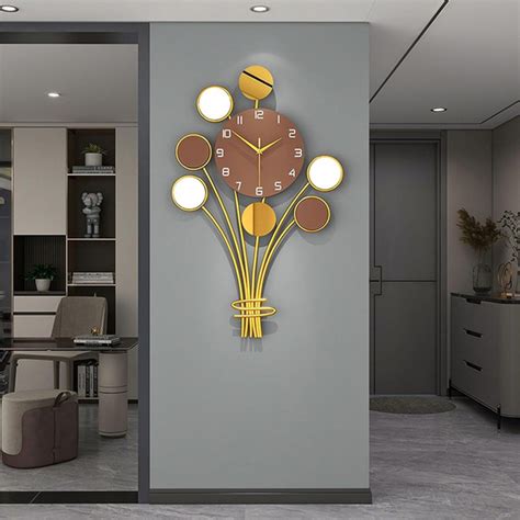 Современные большие настенные часы с декором дизайн букета из воздушных шаров гигантские