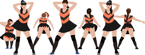 Download Ff0000 Twerking Girls Cartoon Style Svg Freepngimg