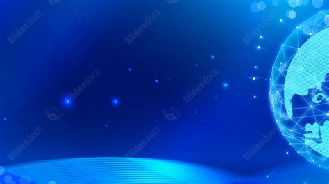 Science And Technology Earth Blue Business Powerpoint Background For Free Download Slidesdocs