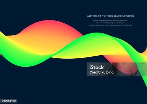 화려한 웨이브 배너 전단지 책 표지 포스터 디자인 서식 파일에 대 한 추상적인 벡터 배경 그림 0명에 대한 스톡 벡터 아트 및 기타 이미지 Istock