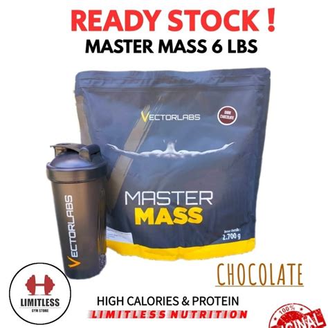 Jual Vectorlabs Master Mass Mastermass Gainer 12 Lbs 12lb Susu Pengemuk