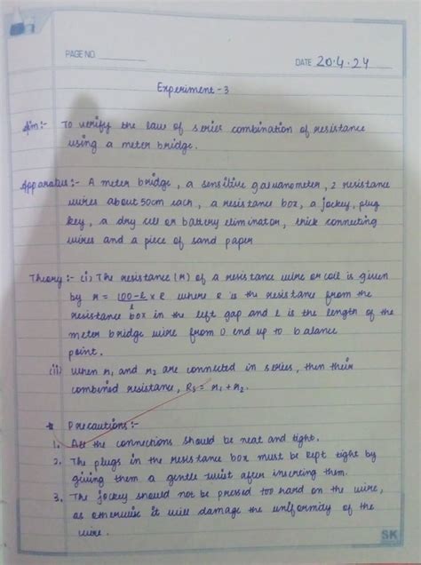 Practical File For Class 12 Physics Galvanometer In Series Pdf