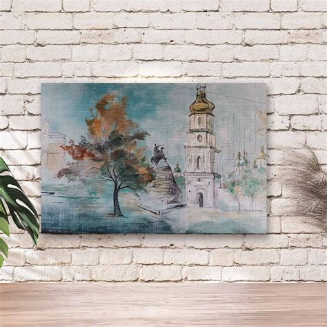 Купити картину з пейзажами міста Київ на полотні