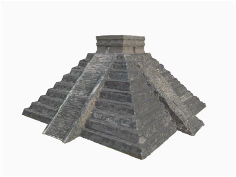 3D model of El Castillo at Chichén Itzá Mexico CyArk Google Arts