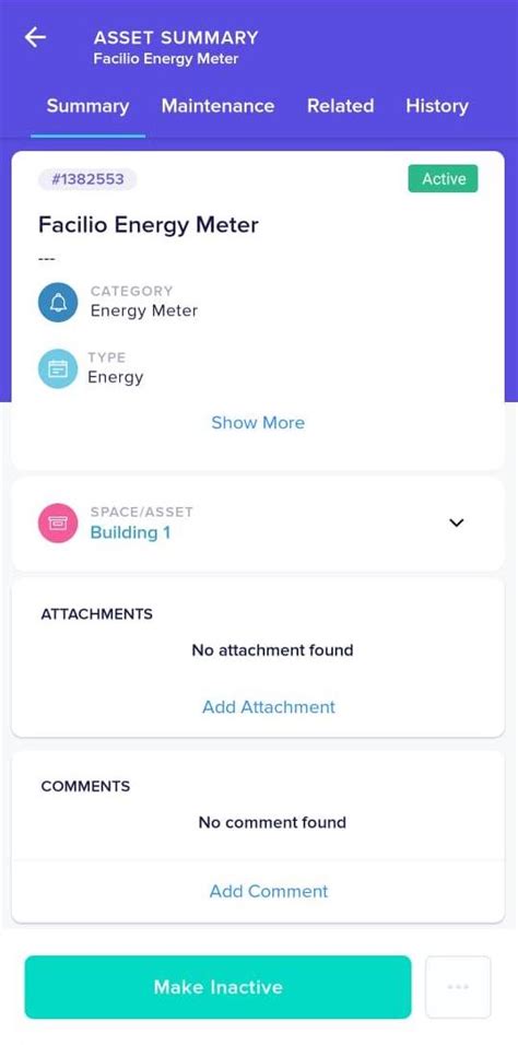 Viewing Asset Details Facilio Documentation