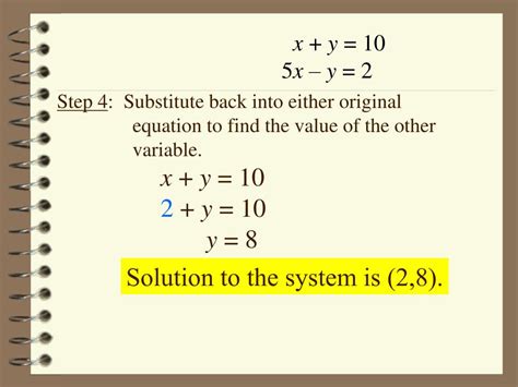 Ppt 3 2 Solving Systems Of Equations Using Substitution Powerpoint Presentation Id 764726