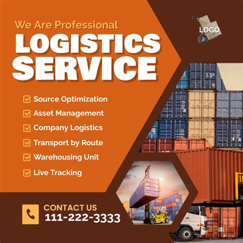 Logistics Template Postermywall