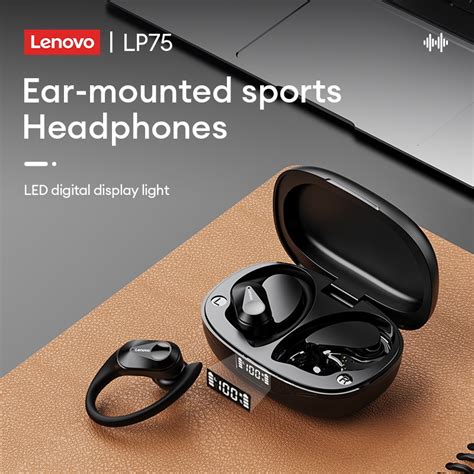 Jual Lenovo Thinkplus Lp Ows Open Ear Bluetooth Earphones Tws Sport Headset Ipx Waterproof