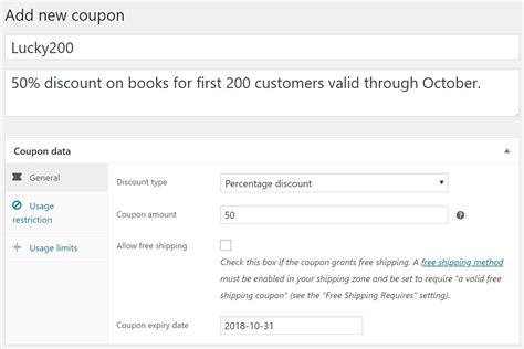 How To Create Coupons With WooCommerce