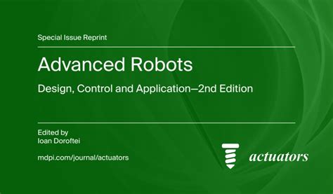 Mdpi Openaccess Robotics Research Mdpibooks Mdpi