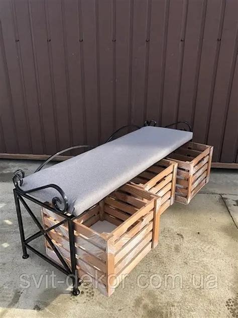 Пуфік банкетка лофт великий — ціна 3145 грн у каталозі Підставки і тумби для взуття Купити