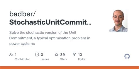 Github Badberstochasticunitcommitment Solve The Stochastic Version Of The Unit Commitment A