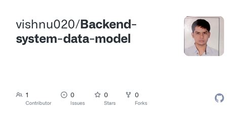 GitHub Vishnu020 Backend System Data Model