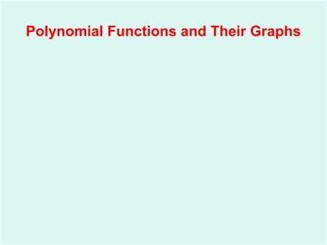 grade 10 math lesson 2 3 graphs of polynomial functions pptx