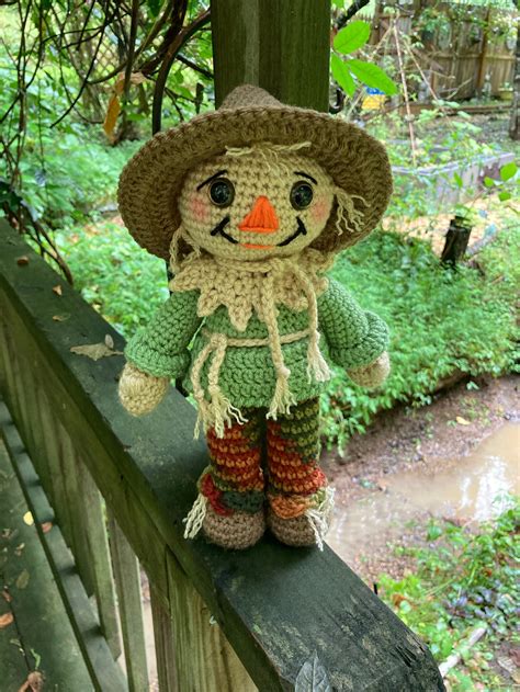 Fall Scarecrow Doll Etsy