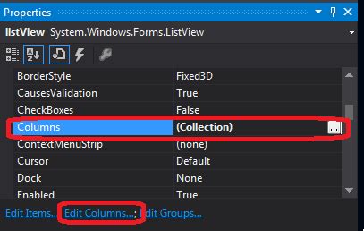C Subitems And Column Names In ListView Not Displayed Stack Overflow