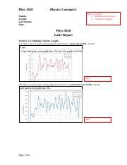 Understanding Velocity Graphs In Physics Lab2 Report Course Hero