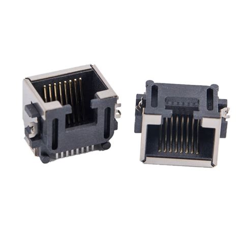 Rj45 Sink Plate Smd Horizontal H 8 6 Female Network Socket Ifuture