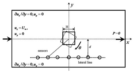 Schematic Diagram Of The Computational Domain For A Square Target Download Scientific Diagram