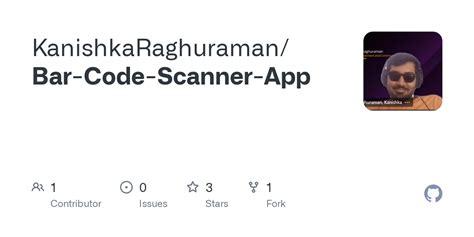 Github Kanishkaraghuramanbar Code Scanner App