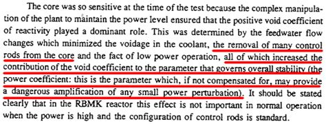 Positive Void Power Coefficient And Operating Reactivity Margin