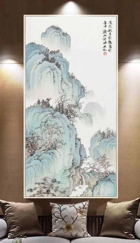 新中式装饰画高清喷绘，晶瓷画 Chinese Art Artwork Art