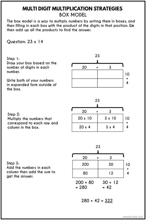 Multi Digit Multiplication Strategies That Empower Babes To Excel Master Xuan