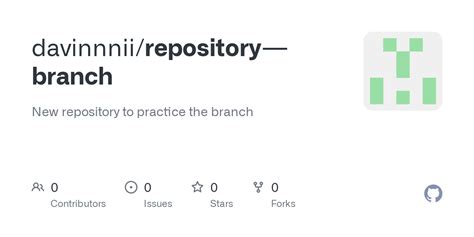 Github Davinnniirepository Branch New Repository To Practice The