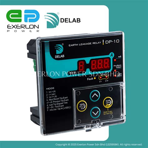 Delab Protection Relay Earth Fault Relay Earth Leakage Relay Elr Efr