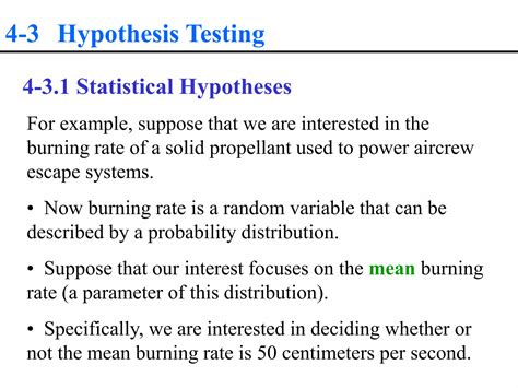 Hypothesis Testing Ppt