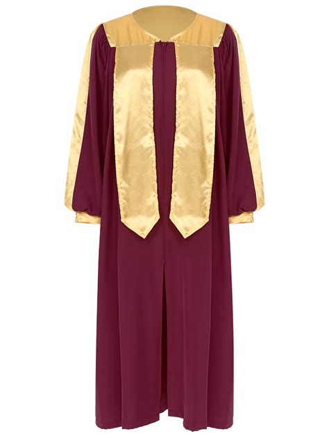 Iixpin Unisex Adults Church Choir Robes Graduation Dress Gown Baptismal