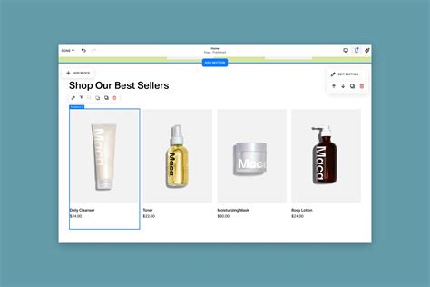 Using Our Product Blocks In Website Design Squarespace Circle