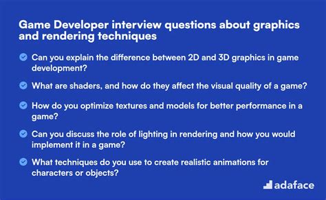 58 game developer interview questions adaface