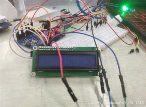 基于arduino的显示测量环境数据设计 arduino lcd1602 超声波 温度传感器 光敏电阻 bmp180气压传感器 csdn博客