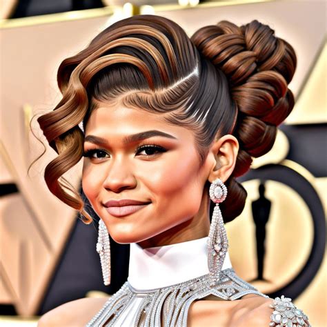 15 Zendaya Curly Hair Styles To Inspire Your Next Look Burst Of Style