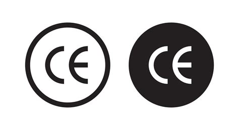 Ce Marking Icon Vector Isolated On Circle Background Conformity