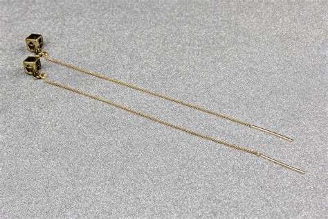 Review Solo Dice Threaded Drop Earrings The Kessel Runway