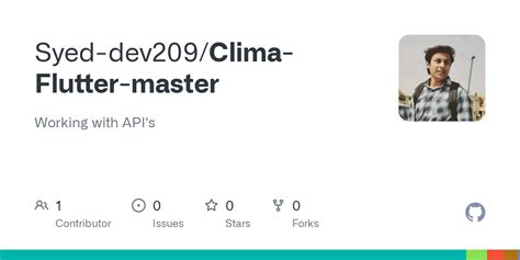 GitHub Syed Dev Clima Flutter Master Working With API S