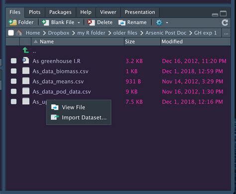 Importing Data Into R R For Scientists