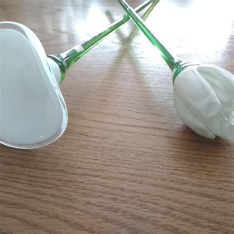 Blown Glass Flowers Etsy