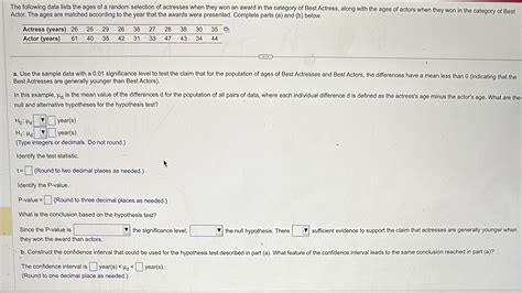 solved the following data lists the ages of a random