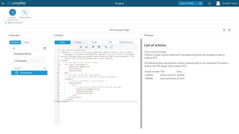 Create A PDF Template Via Plugin Simplifier Makers Club Community