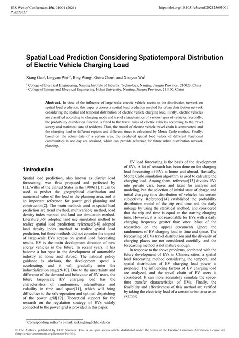 Pdf Spatial Load Prediction Considering Spatiotemporal Distribution