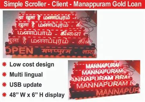 scrolling led display led scrolling display board latest price manufacturers and suppliers