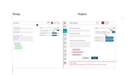 Bug Create Merge PDF Client Firm UI Changes MergePDF UI Issues Redmine
