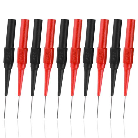 Buy Jeffdad 10 Pcs Test Back Probe Pin 0 7mm Wire Piercing Probe Pin Insulation Non