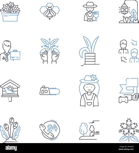 Aerospace Engineering Line Icons Collection Aerospace Aviation Rocketry Thermodynamics