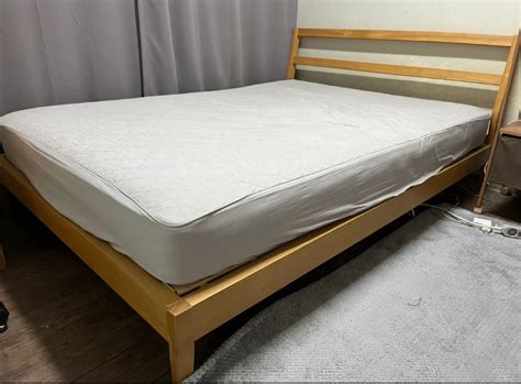무인양품 물푸레나무 더블 침대 당근 중고거래
