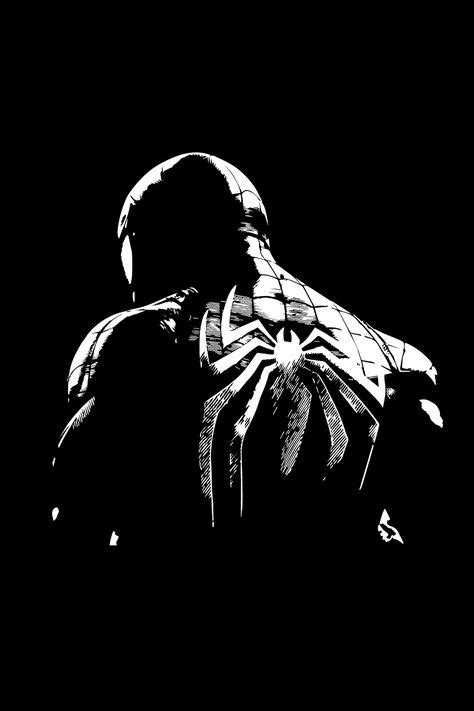 Spiderman Black And White